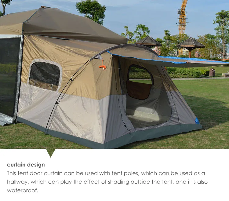 Extra Large Outdoor Luxury Unique Extension Camping Tent - Topway ...