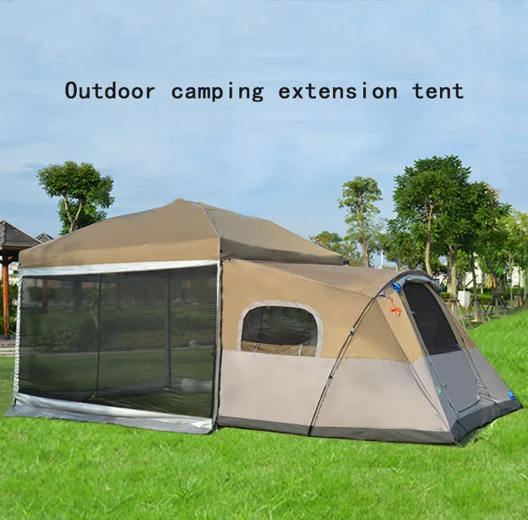 Extra Large Outdoor Luxury Unique Extension Camping Tent - Topway ...